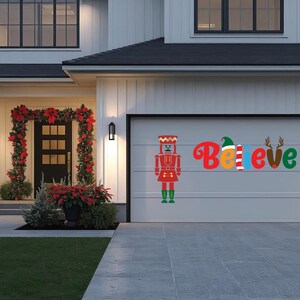 Nutcracker Christmas Garage Door Magnets — Festive Holiday Decor Sets ...