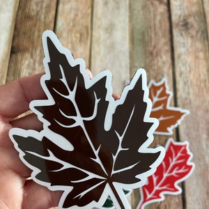 Fall Leaves Set of 6 | Maple Leaf | Autumn Leaves Magnets | Fall Leaf ...