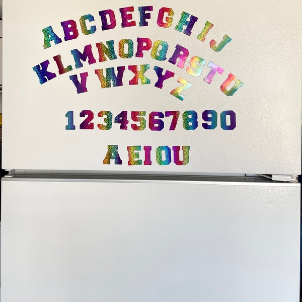 Alphabet Magnets - Etsy