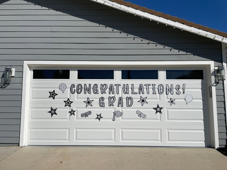Congratulations Grad Reusable Sign Graduation Decorations - Etsy