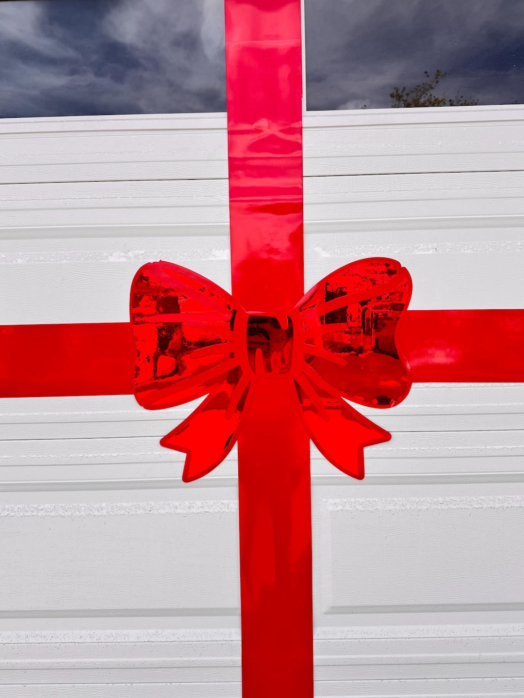 Giant Magnetic Bow & Ribbon Set - Perfect for Garage Doors, Lockers ...
