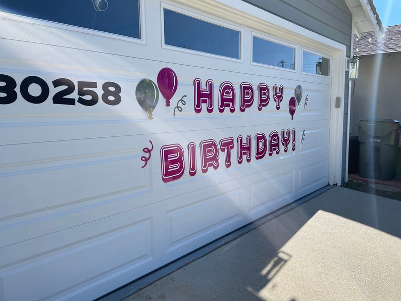 Magnetic Electric Happy Birthday Outdoor Decorations - Etsy