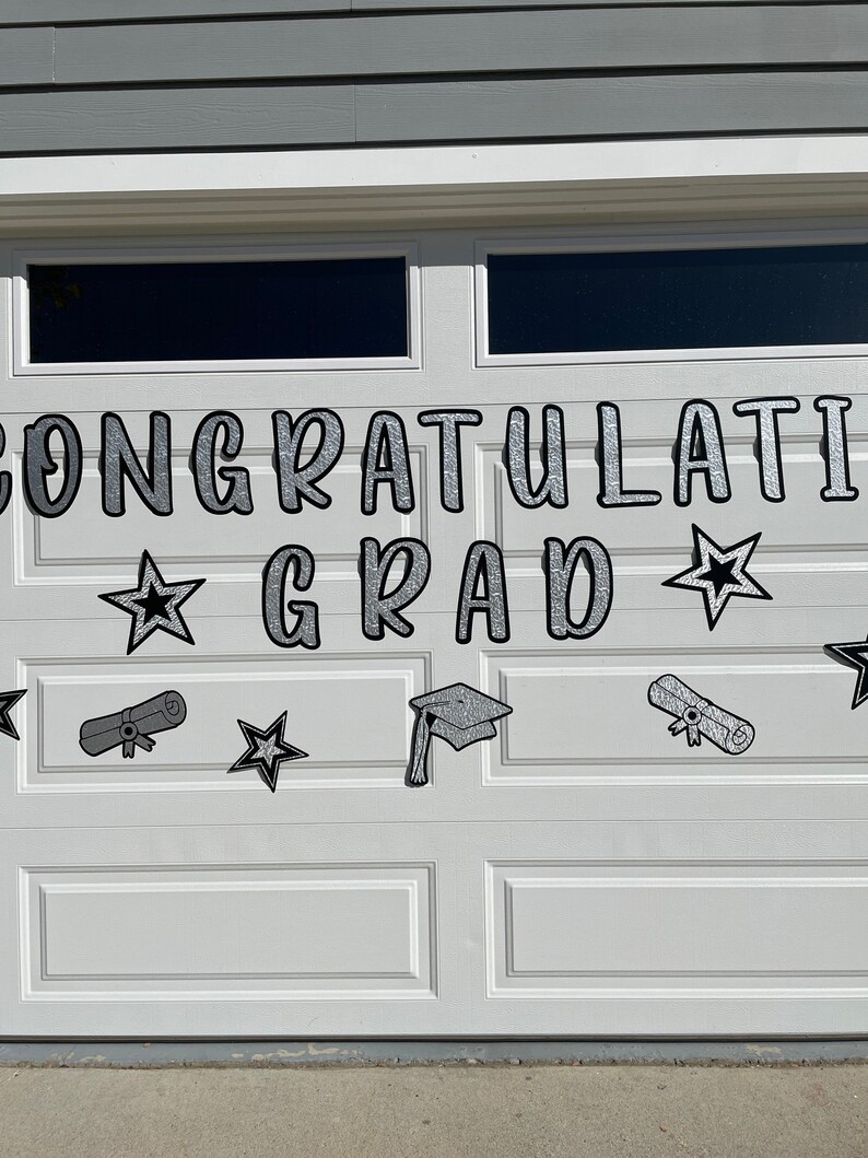 Congratulations Grad Reusable Sign Graduation Decorations - Etsy