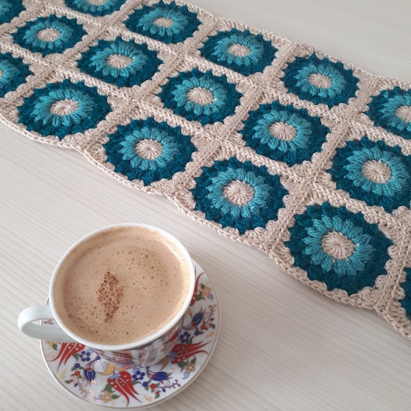 Knit Table Runner - Etsy