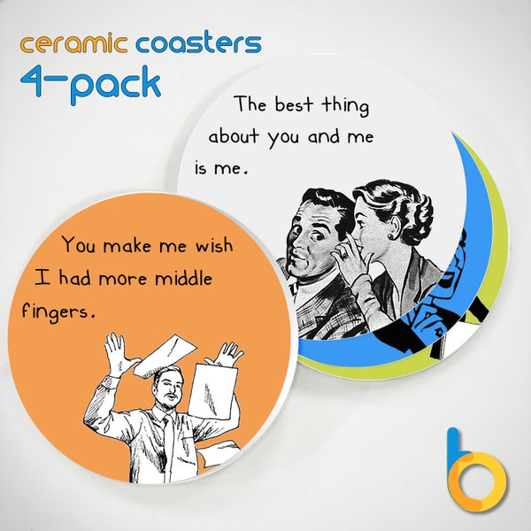 Funny Coasters Men - Etsy