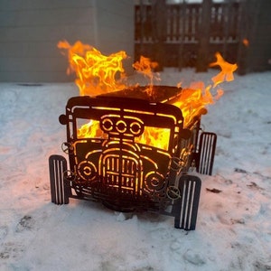 Hot Rod Fire Pit, Collapsible Fire Pit, Portable Campfire, Patio Fire ...