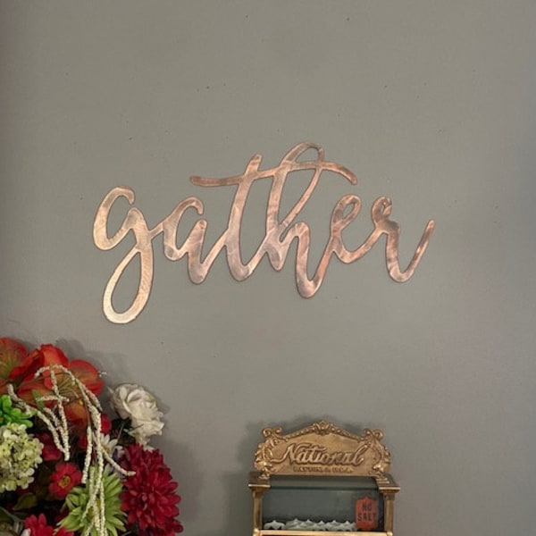 Large Gather Sign - Etsy