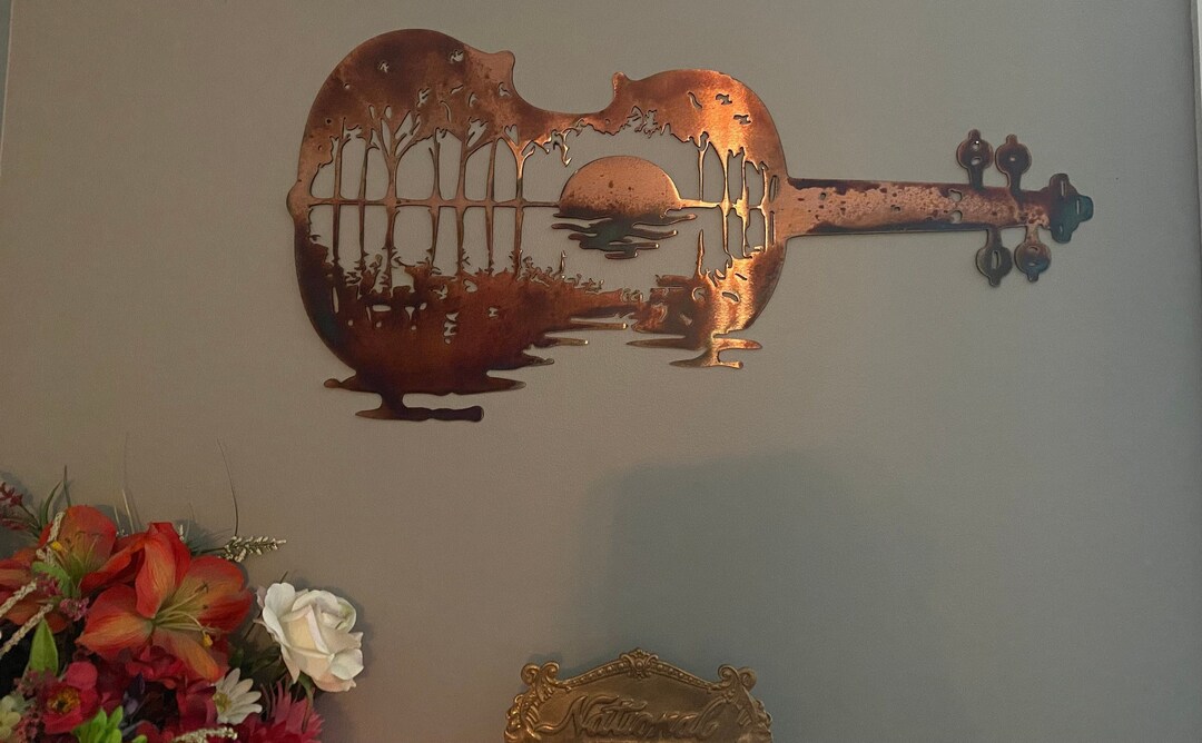Violin Wall Decor Violin Wall Art Violin Gifts Metal Wall - Etsy