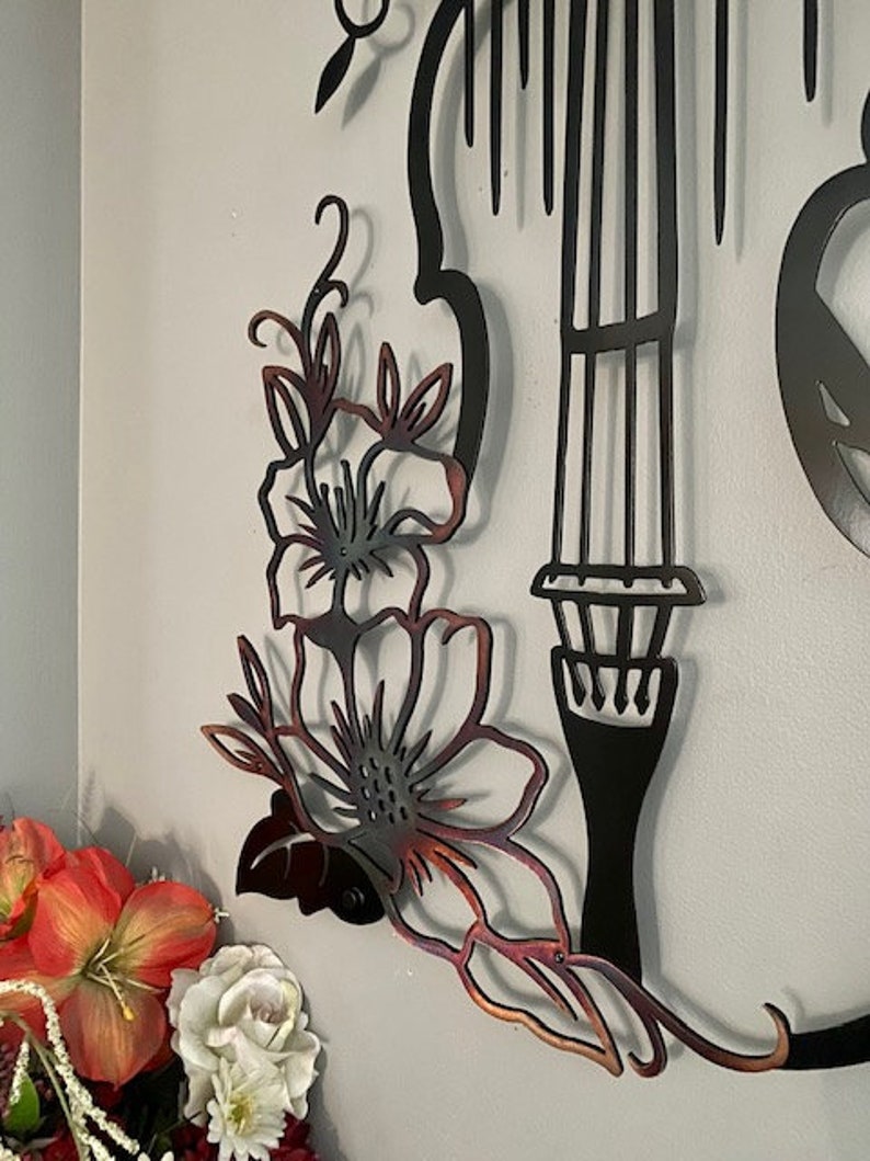 Violin Wall Decor Violin Wall Art Violin Gifts Metal Wall - Etsy