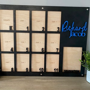 School Years Picture Frame, 3.5x5 Picture Frame, K-12 Picture Frame ...