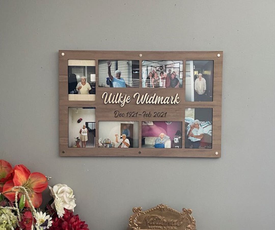 Memorial Picture Frame, Personalized Memorial Frame, in Loving Memory ...