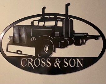 Metal Semi Sign - Etsy