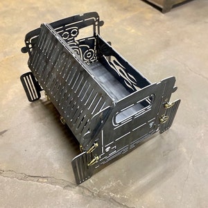 Hot Rod Fire Pit, Collapsible Fire Pit, Portable Campfire, Patio Fire ...