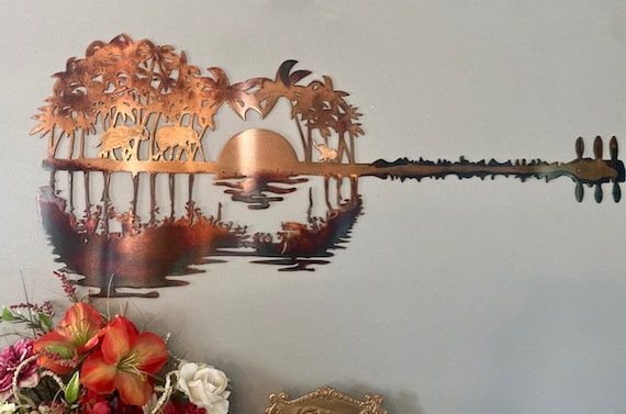 Tree Guitar Art Design
