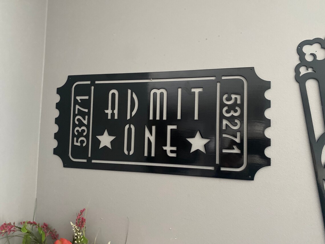 Home Theater Sign Home Theater Wall Art Cinema Sign Cinema - Etsy