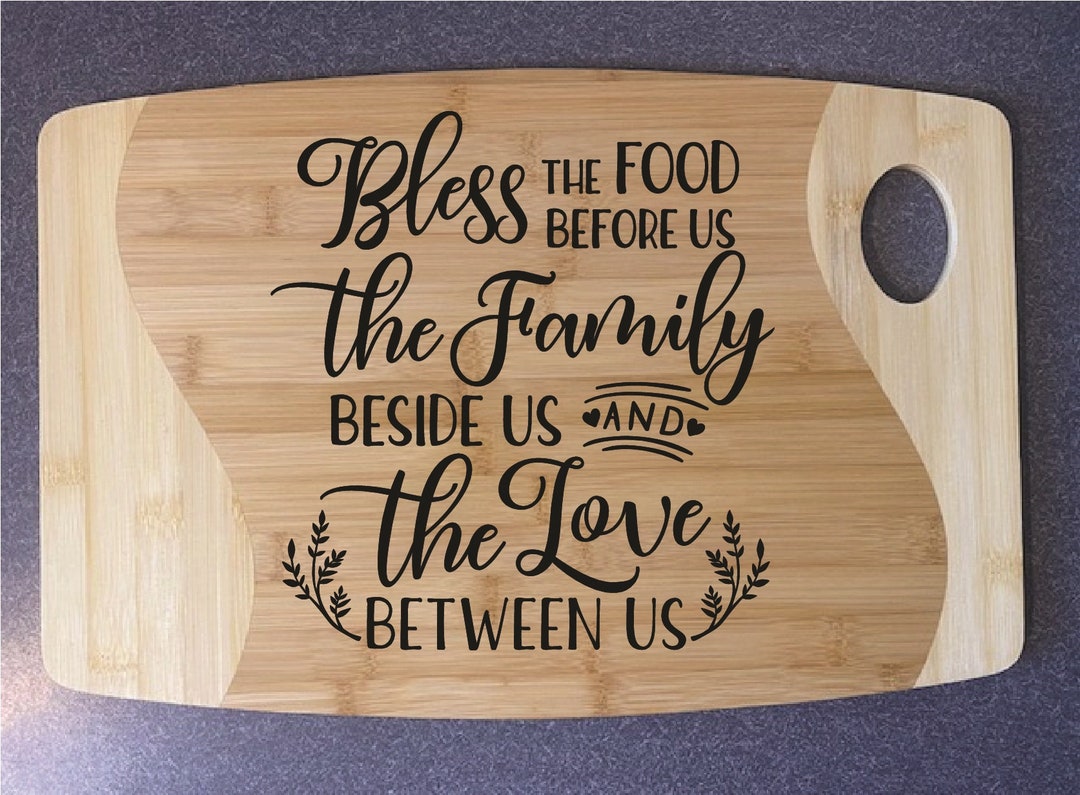 Chopping Block Quotes Engraved Wooden Vegetable Chopping Board Gift