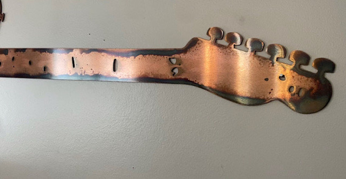 Abstract Guitar Metal Wall Art | Metal Guitar Art | Abstract Guitar ...