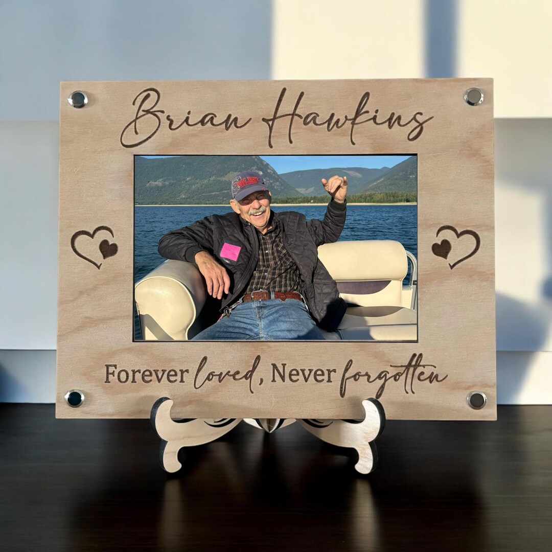 Memorial Picture Frame, in Loving Memory Gift, Grieving Gift, in Memory ...