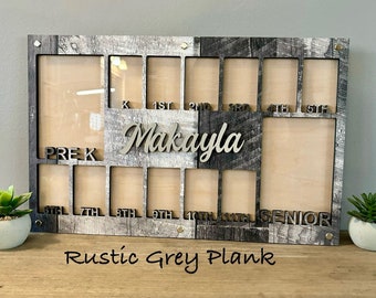 LARGE School Years Photo Picture Frame Prek-12 K-12 Customizable Wall ...