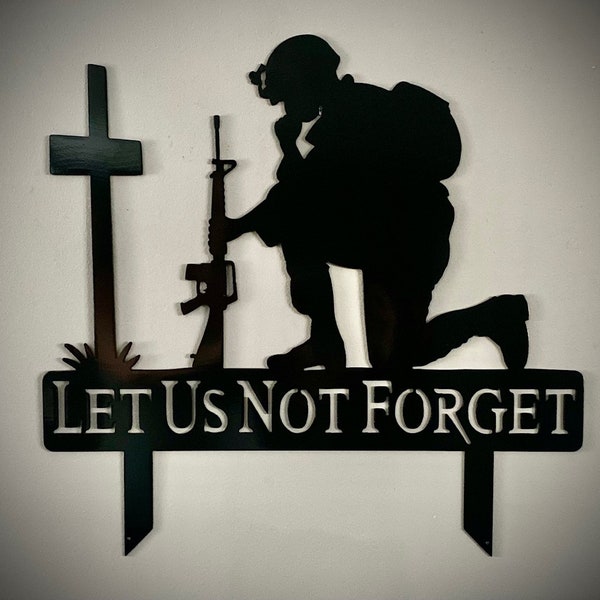 Army Memorial Yard Sign - Etsy