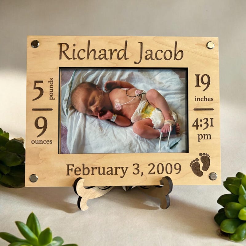 Baby Picture Frame - Etsy