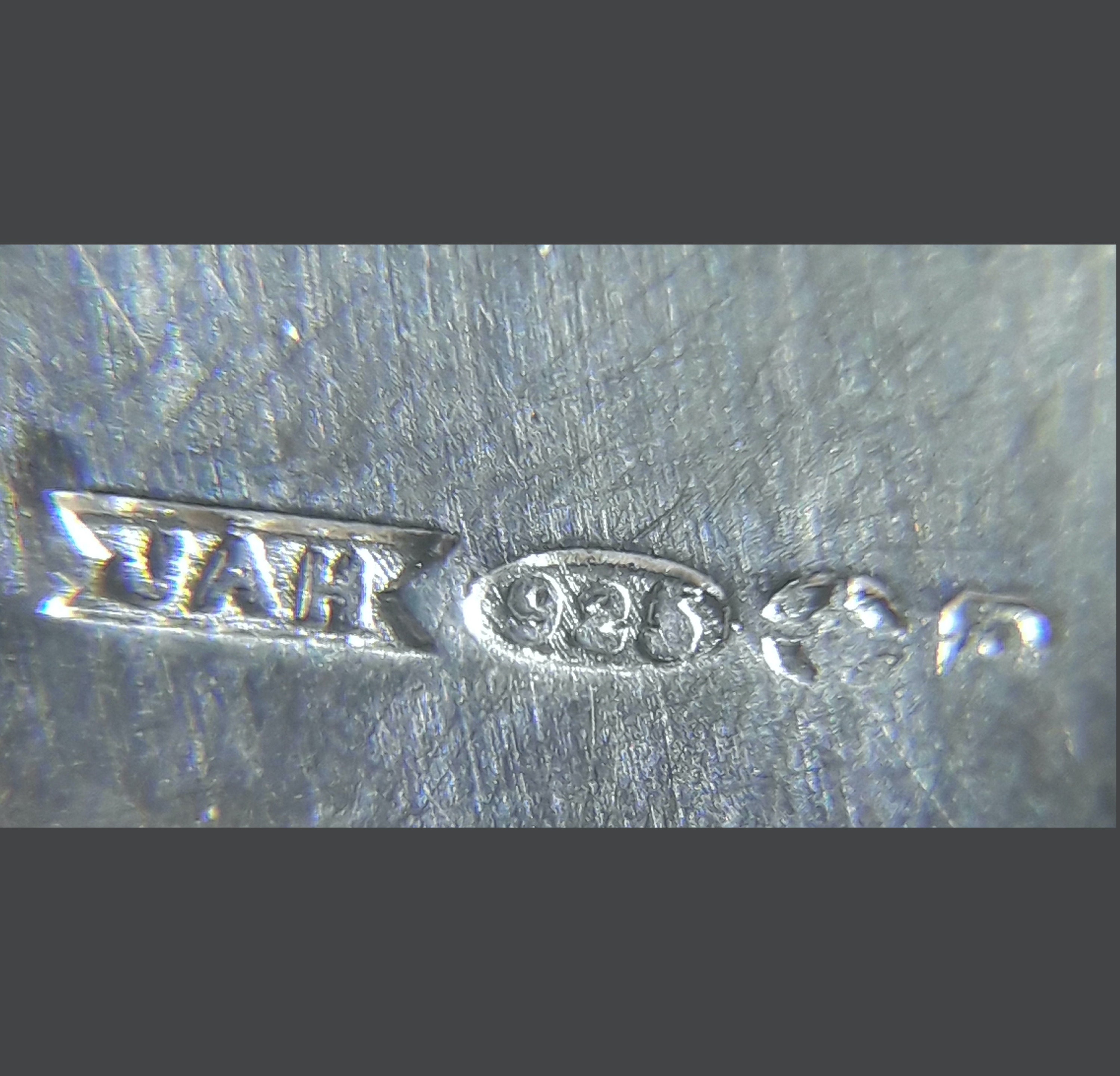 Vintage 1990 Engraved Sterling Silver Bracelet, British London Import ...