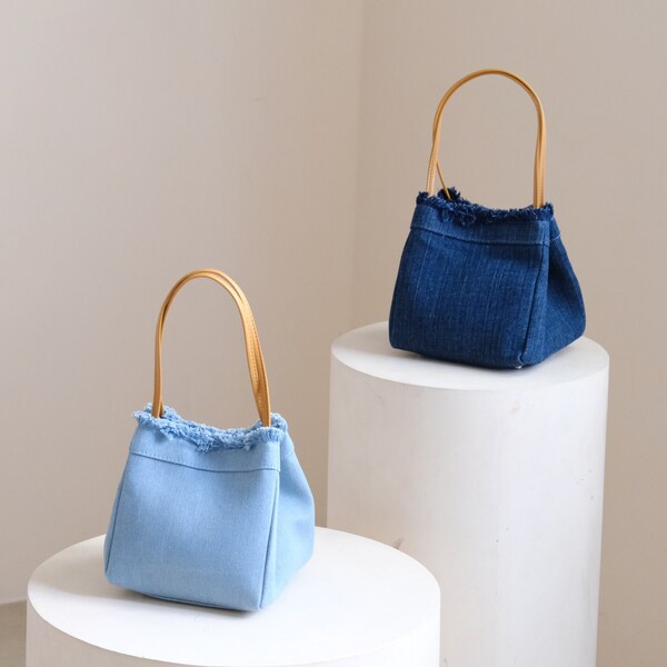 Denim Purse - Etsy