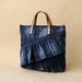 Denim Handbag, Ruffle Denim Jean Tote Bag, Canvas Tote Bag for Women ...