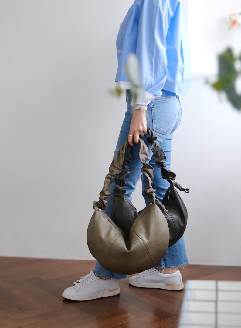 Half Moon Crossbody Bag for Women, Convertible 2-in-1 Bag, Vegan ...