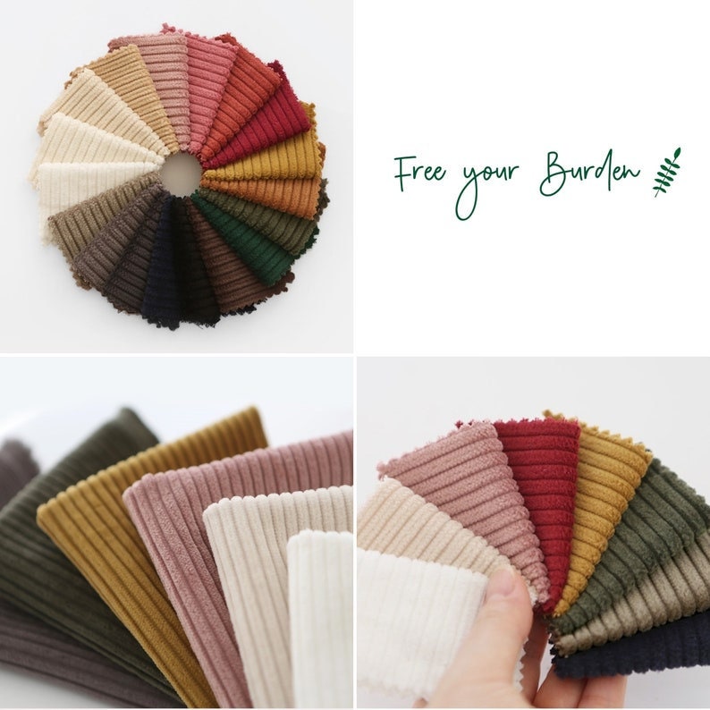 Big Pocket Corduroy Tote Bag warm Gray Corduroy Bag Back - Etsy