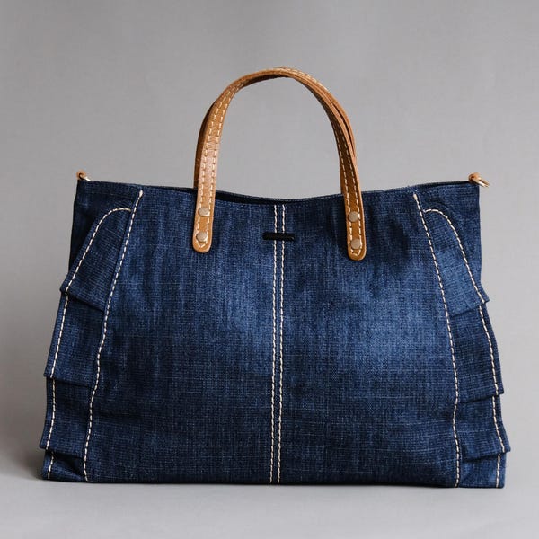 Denim Handbag - Etsy