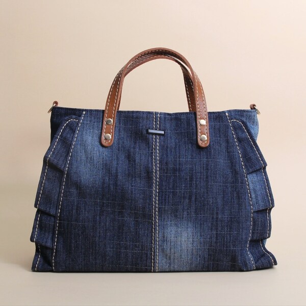 Denim Handbag - Etsy