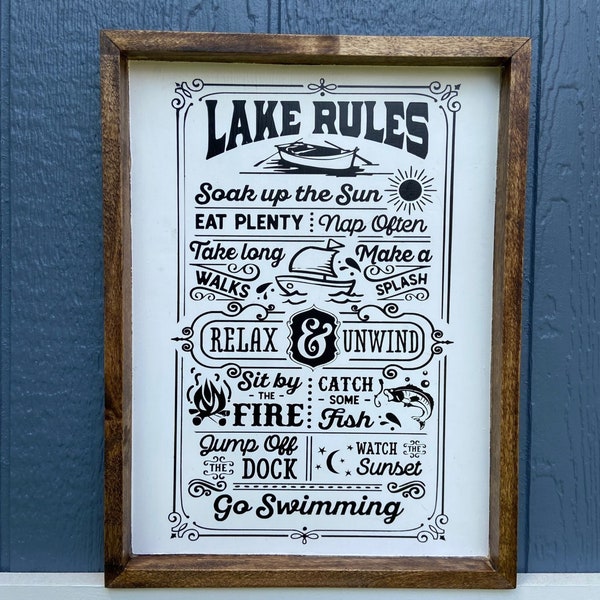 Cottage Rules - Etsy