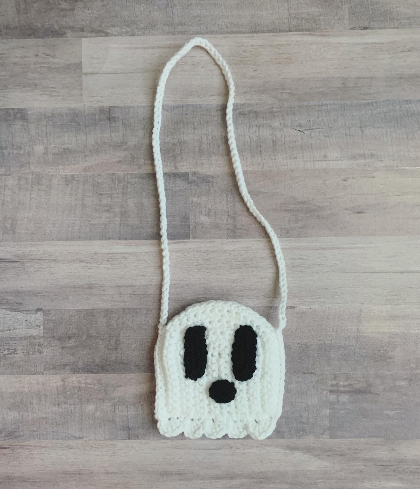 Handmade Ghost Crochet Toddler/child Purse | Boo Bag | Halloween ...