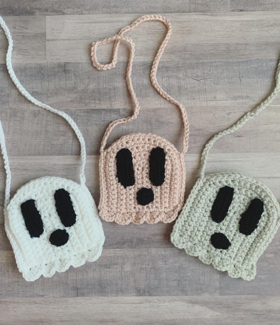 Handmade Ghost Crochet Toddler/child Purse | Boo Bag | Halloween ...