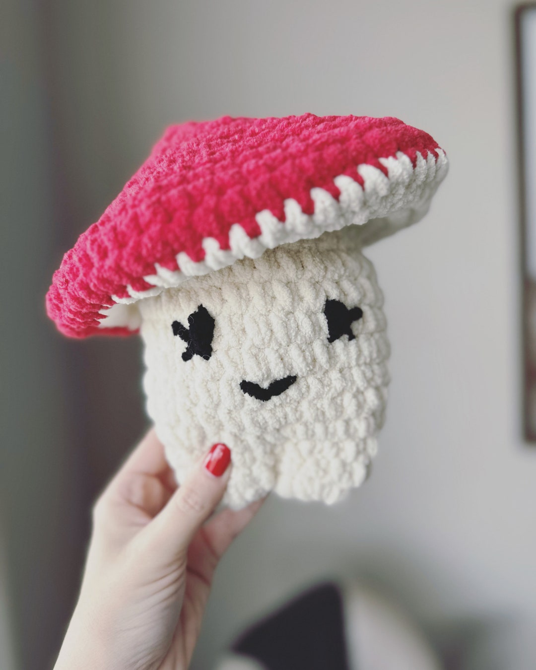 Handmade Crochet Frankie Fungi | Crochet Mushroom | Handmade Crochet ...