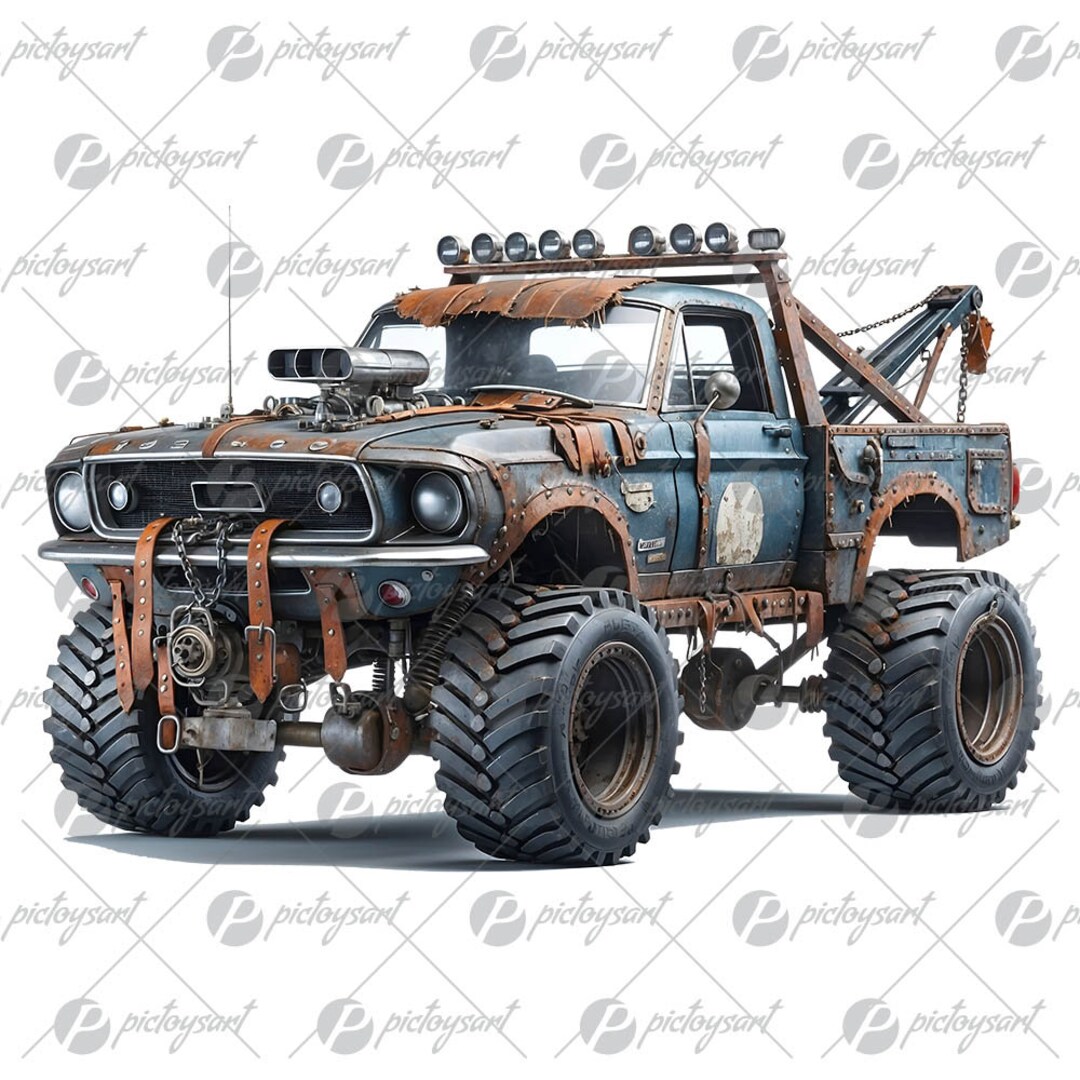 Brutal Tow Truck, Sports Car Monster, Muscle Car Monster, Classic ...