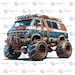 Minivan Monster, Road Beast, Big Wheels, Classic Van Truck, Power Over ...
