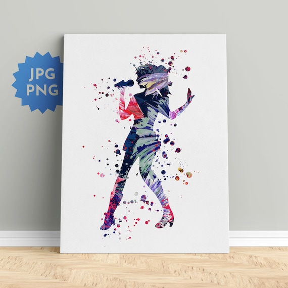 Girl Singing Print Singer Gifts Music Girl Music Prints | Etsy