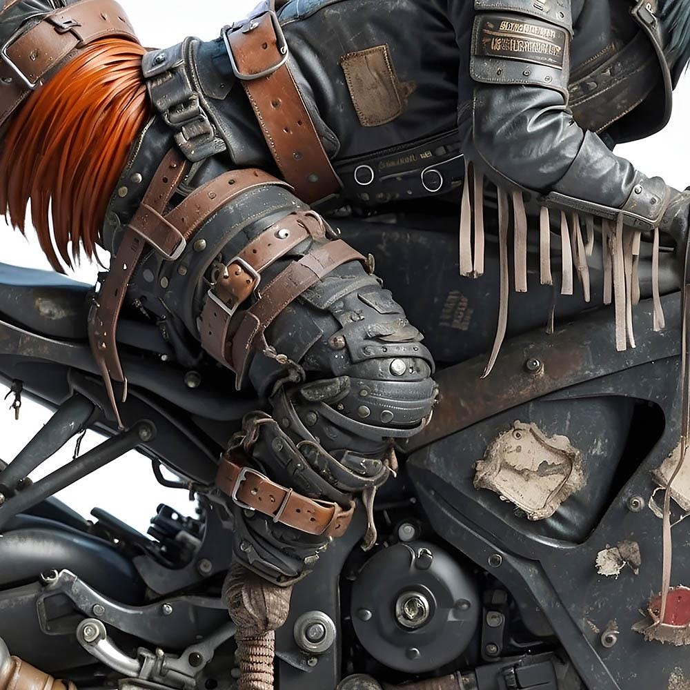 Rooster on Motorbike, Cool Bird Motorcyclist, Road Wings and Motorcycle ...