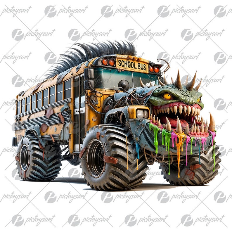 Back to School, Crazy School Bus, School Horror Day, Offroad Beast ...