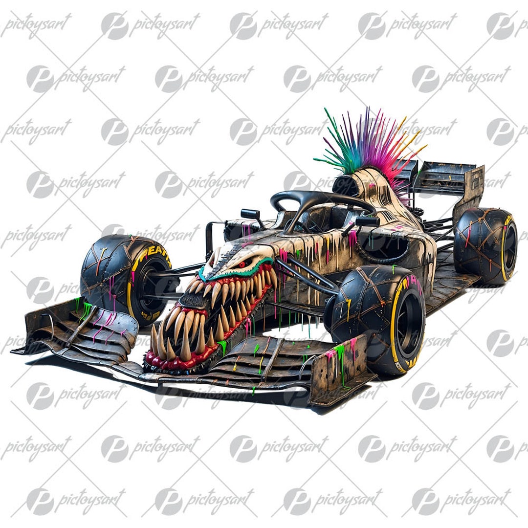 Supercar Monster, Sportcar Punk, Gift for Boys, Motorsport Horror ...