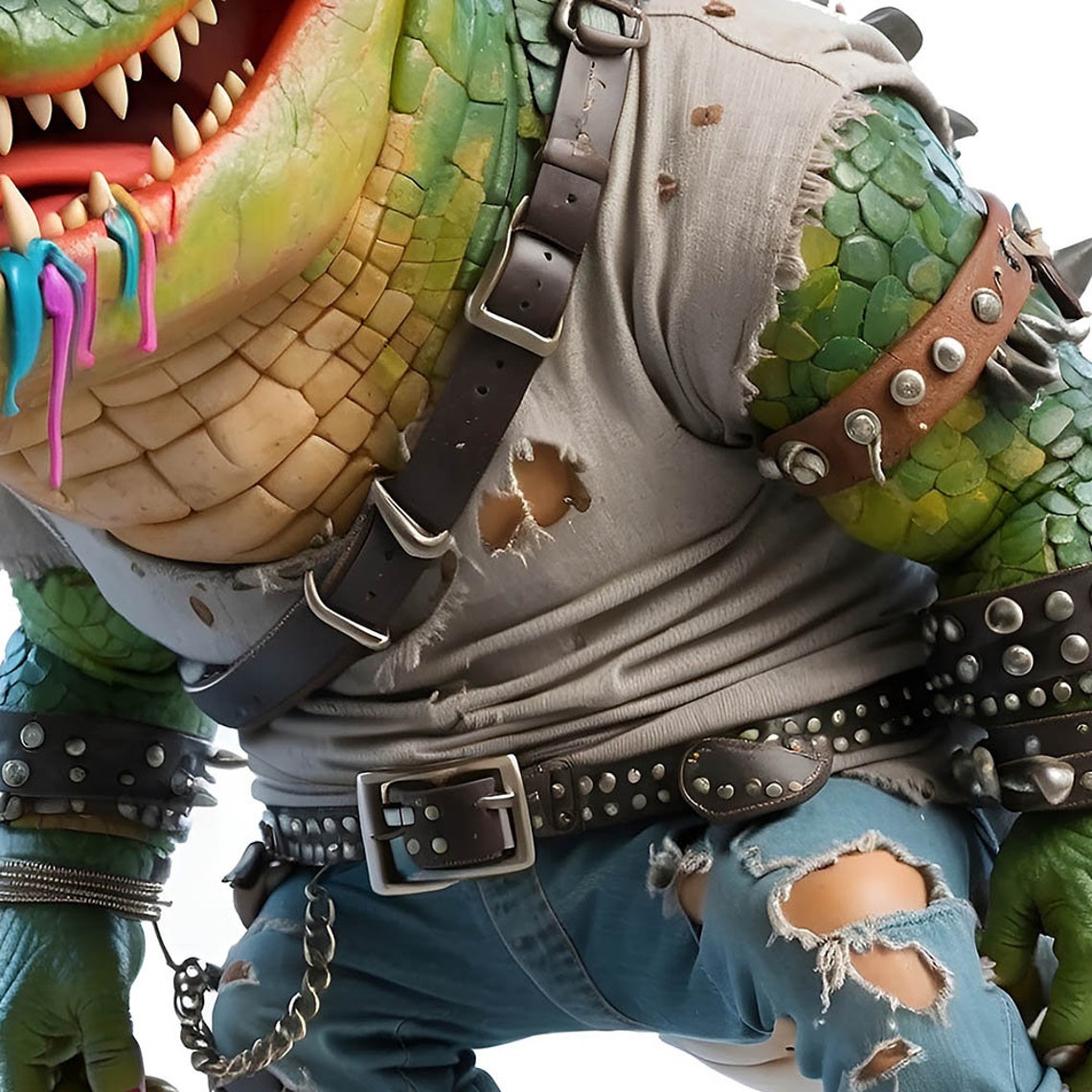 Crocodile Punk, Croco Jaws and Toothy Monster, Road Beast, Cool Reptile ...