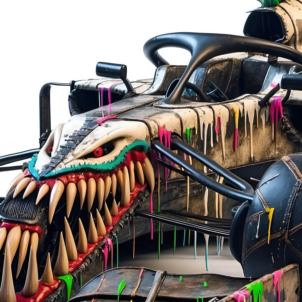 Supercar Monster, Sportcar Punk, Gift for Boys, Motorsport Horror ...