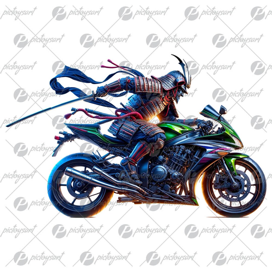 Samurai on Sport Bike, Sword and Motorcycle, Road Warrior, Mad ...
