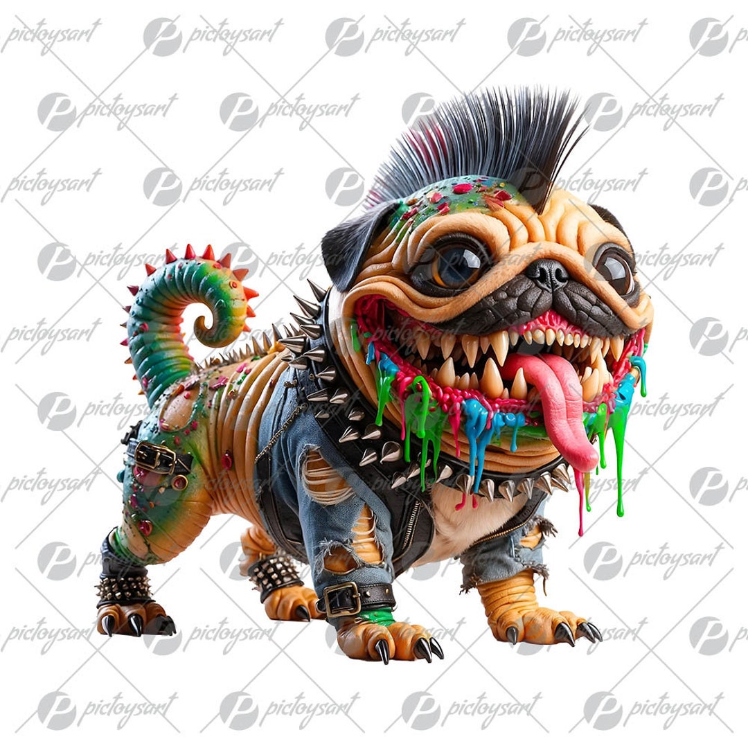 Cool Pug Punk, Cute Dutch Bulldog, Funny Smiling Dog, Sweet Pets, Crazy ...