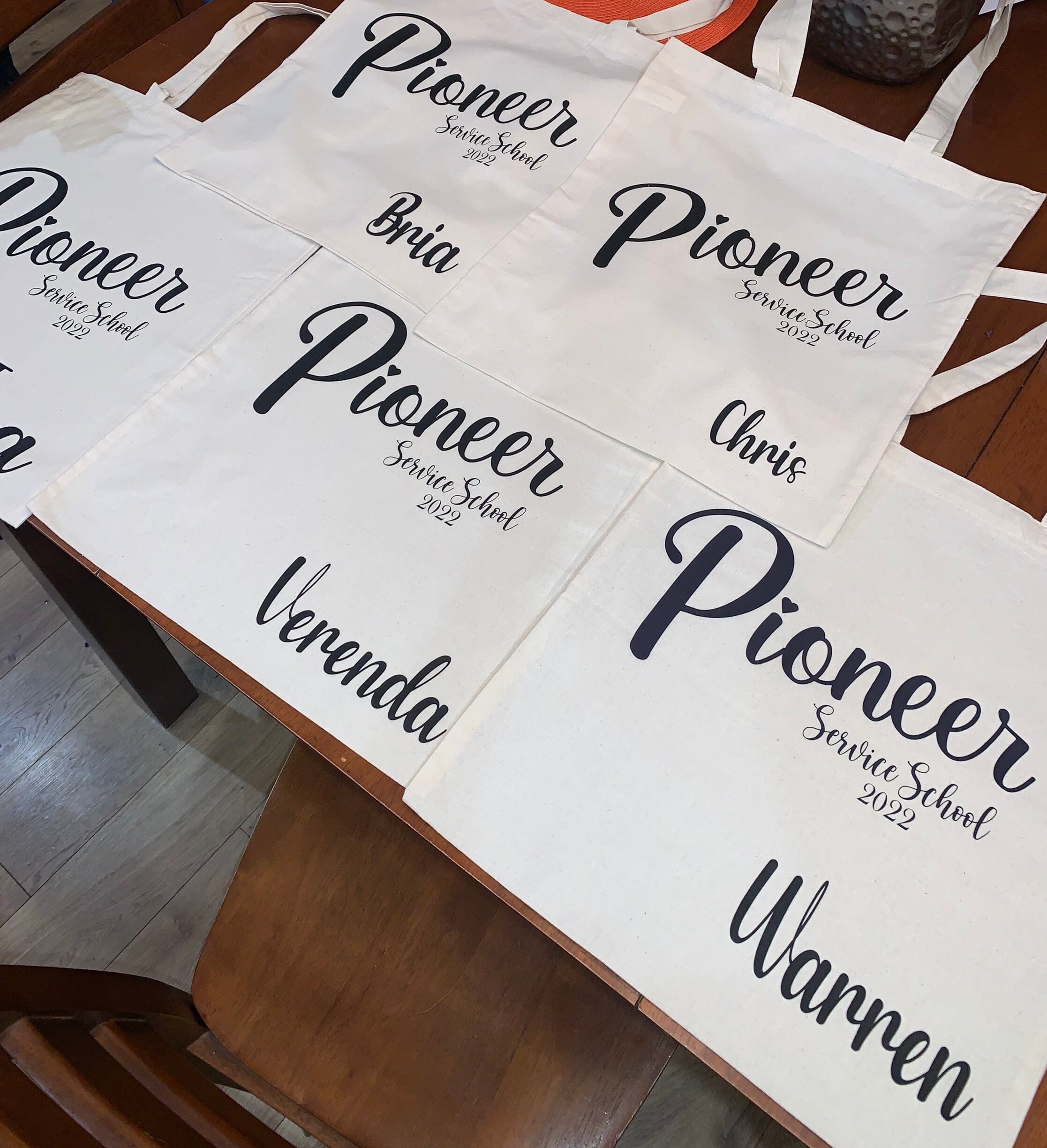 JW Pioneer Gift Tote Bag With Current Year 2023 Personalized, Jehovah's ...