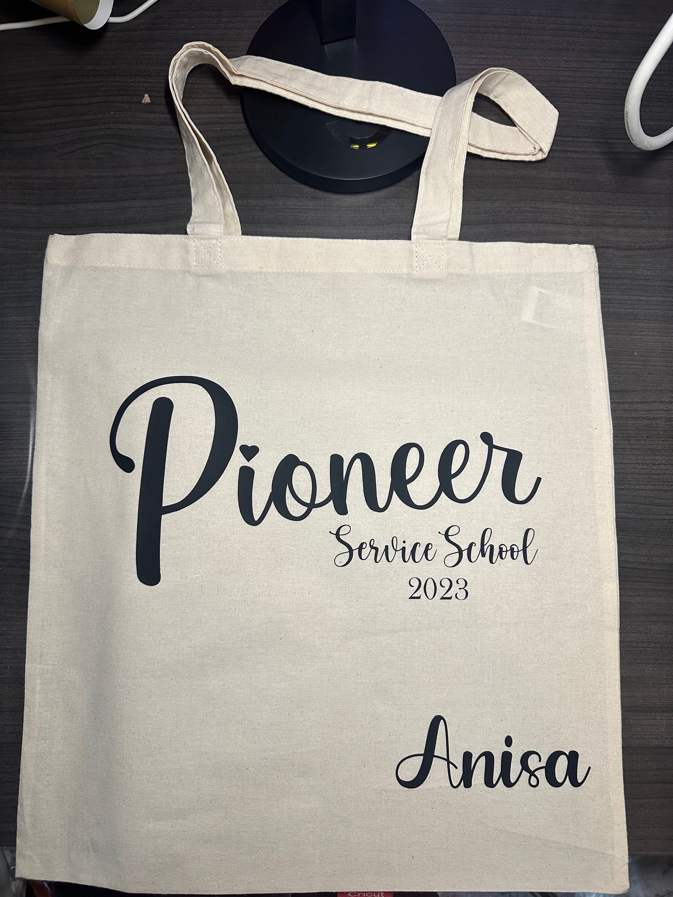 JW Pioneer Gift Tote Bag With Current Year 2023 Personalized, Jehovah's ...