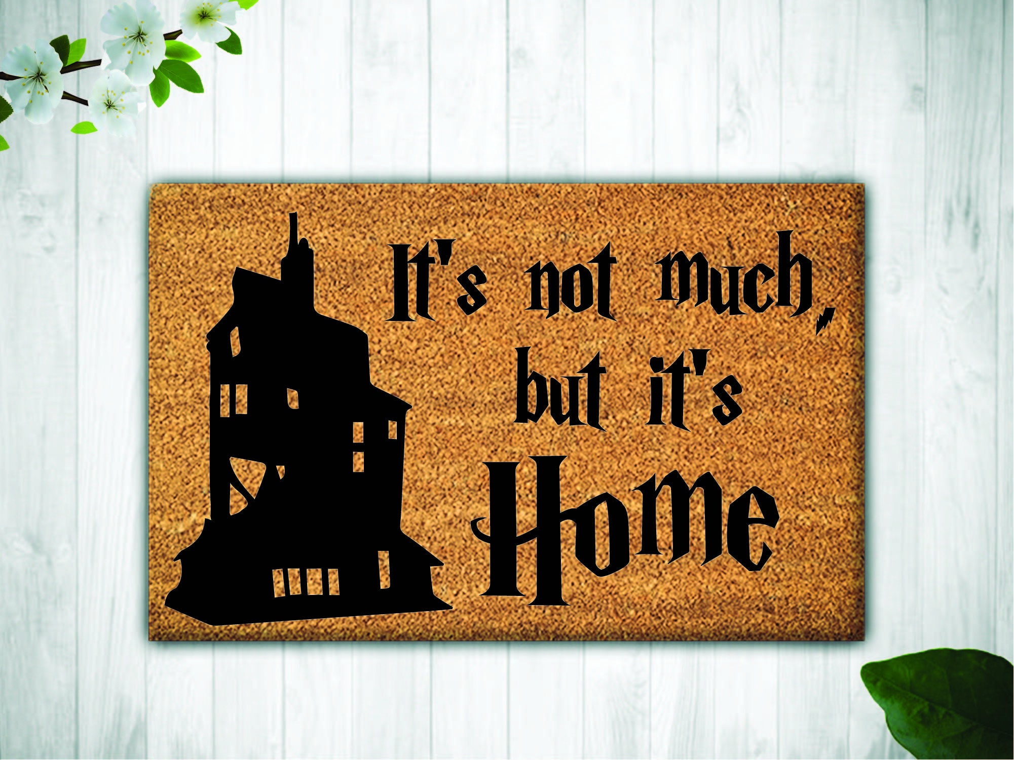 Its not much but its home Doormat Harry potter home Harry | Etsy