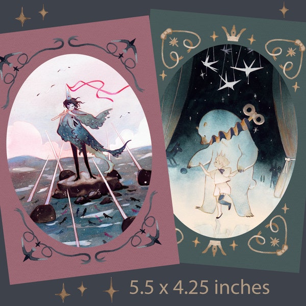 Fantasy Postcard - Etsy